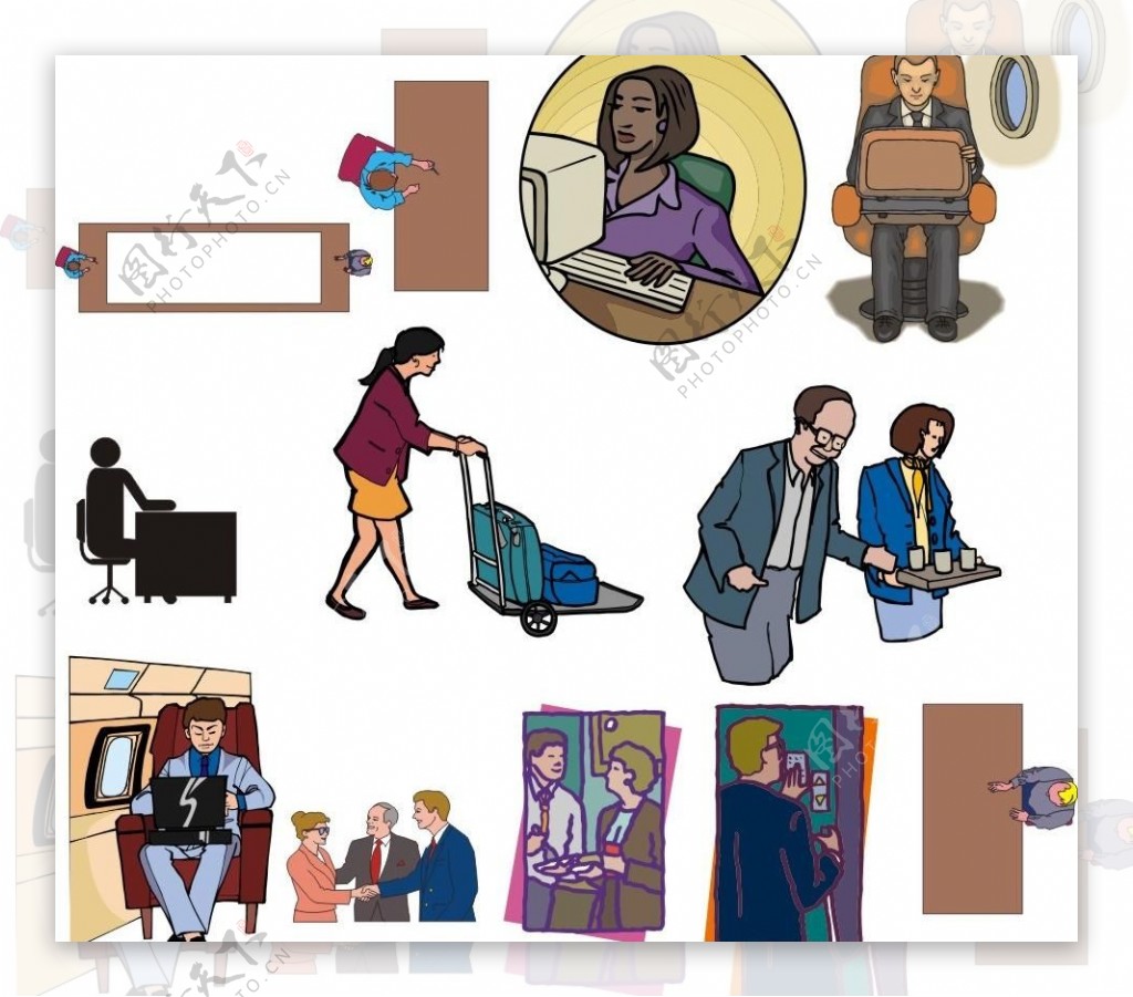 人物漫画图片素材-编号02850629-图行天下