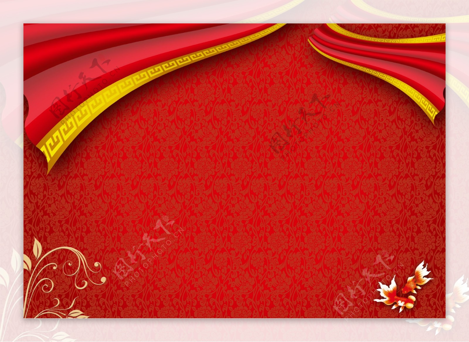 红色ppt背景图片素材-编号06950209-图行天下