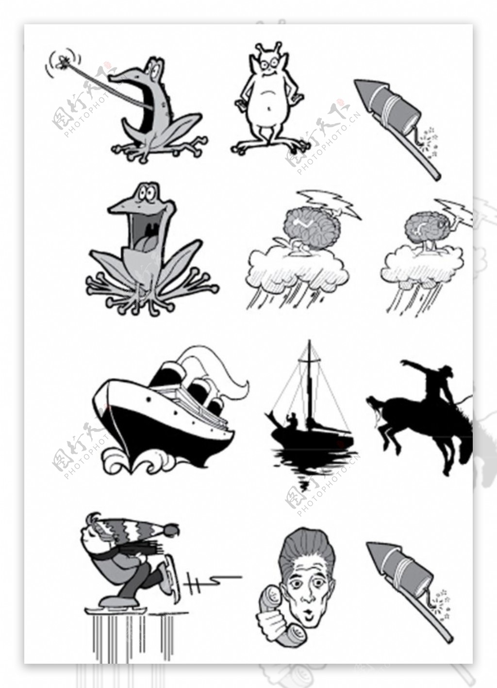 卡通素材矢量平面图图片素材-编号11561849-图行天下