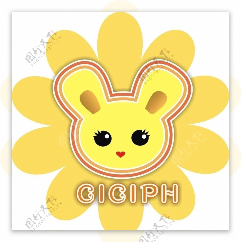 兔子图标图片素材-编号11569059-图行天下