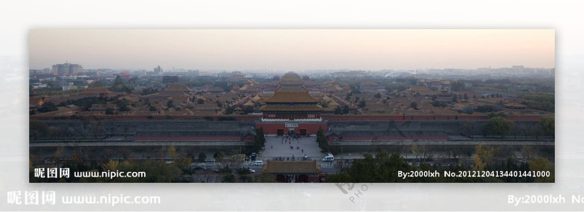 故宫全景图片素材-编号12462209-图行天下