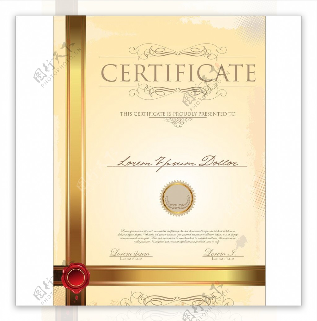 证书授权证书图片素材-编号12679389-图行天下