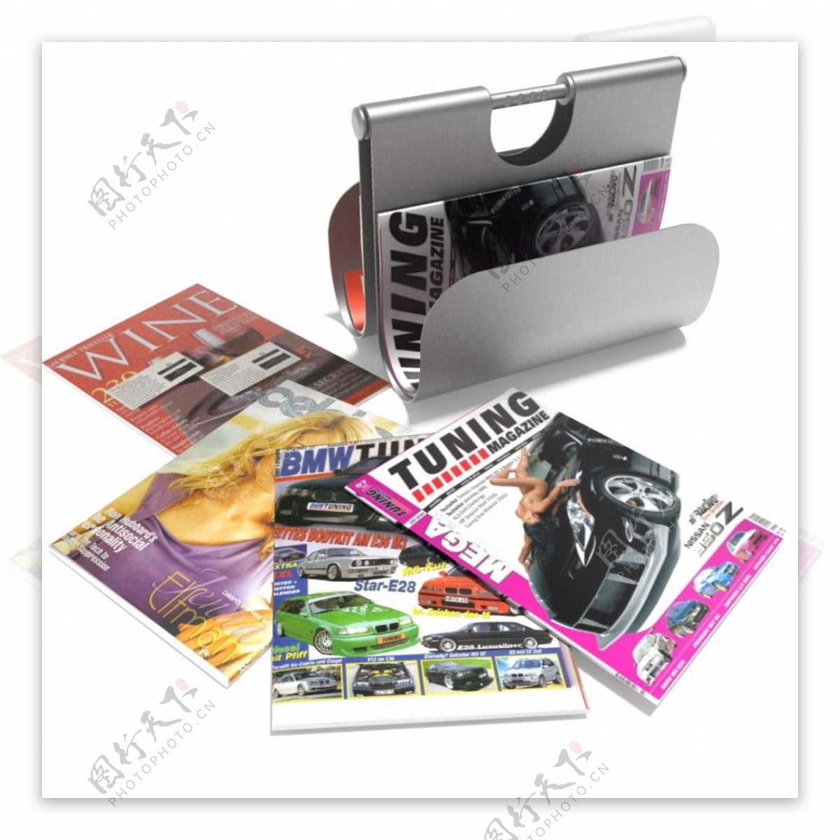 杂志架模型图片素材-编号24592689-图行天下