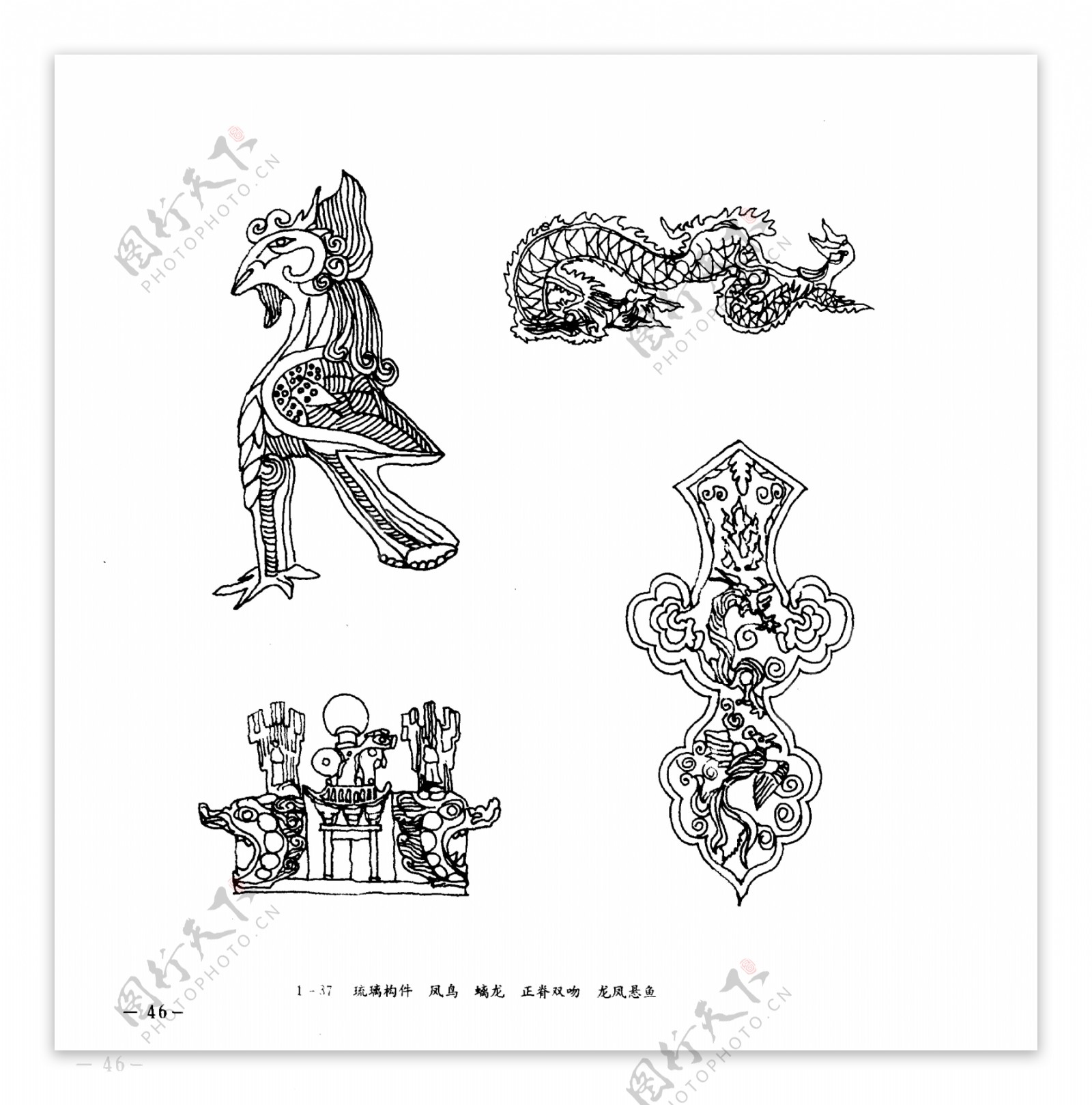 中国古典建筑装饰图案选0051副本图片素材-编号28325209-图行天下