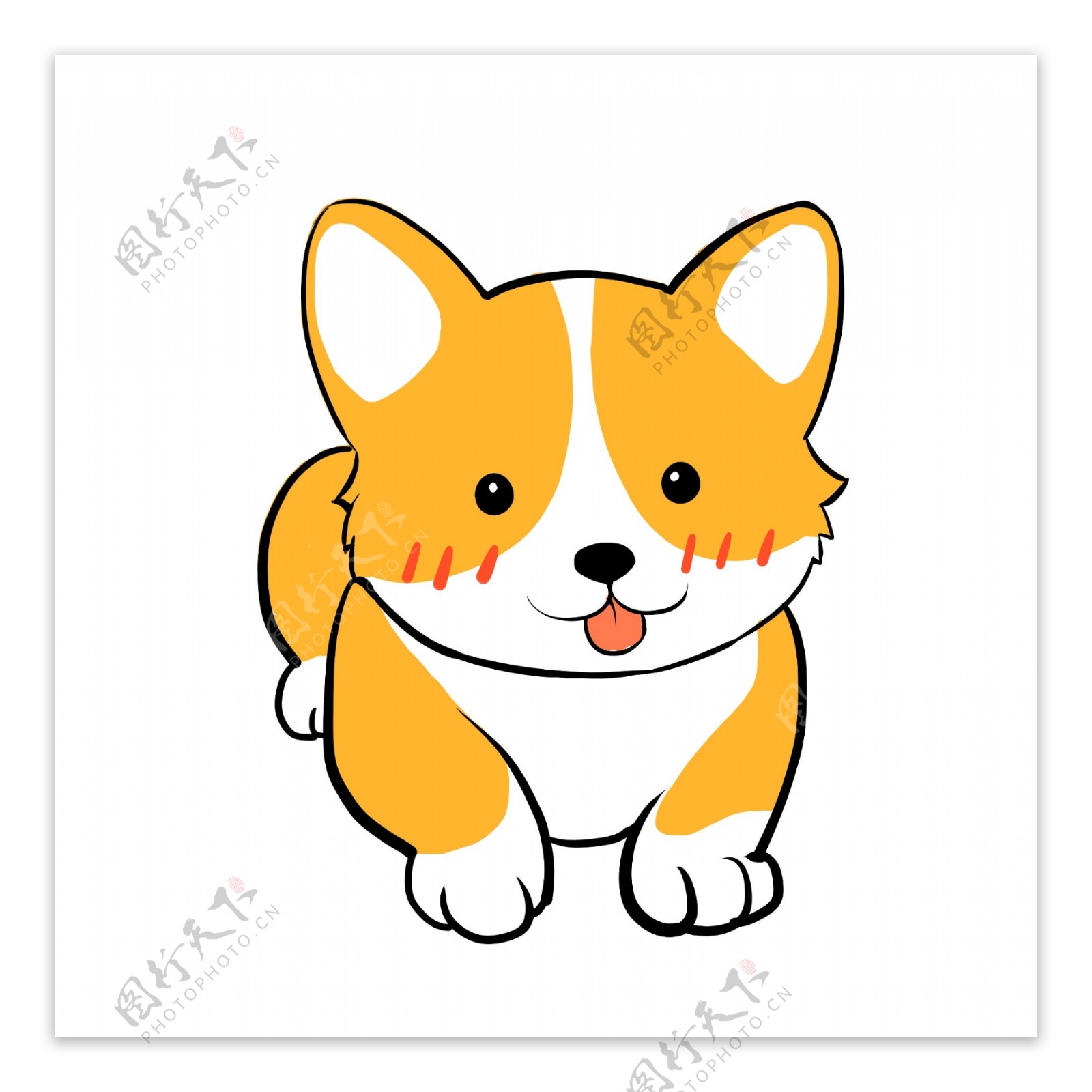 卡通狗图片素材-编号35173489-图行天下