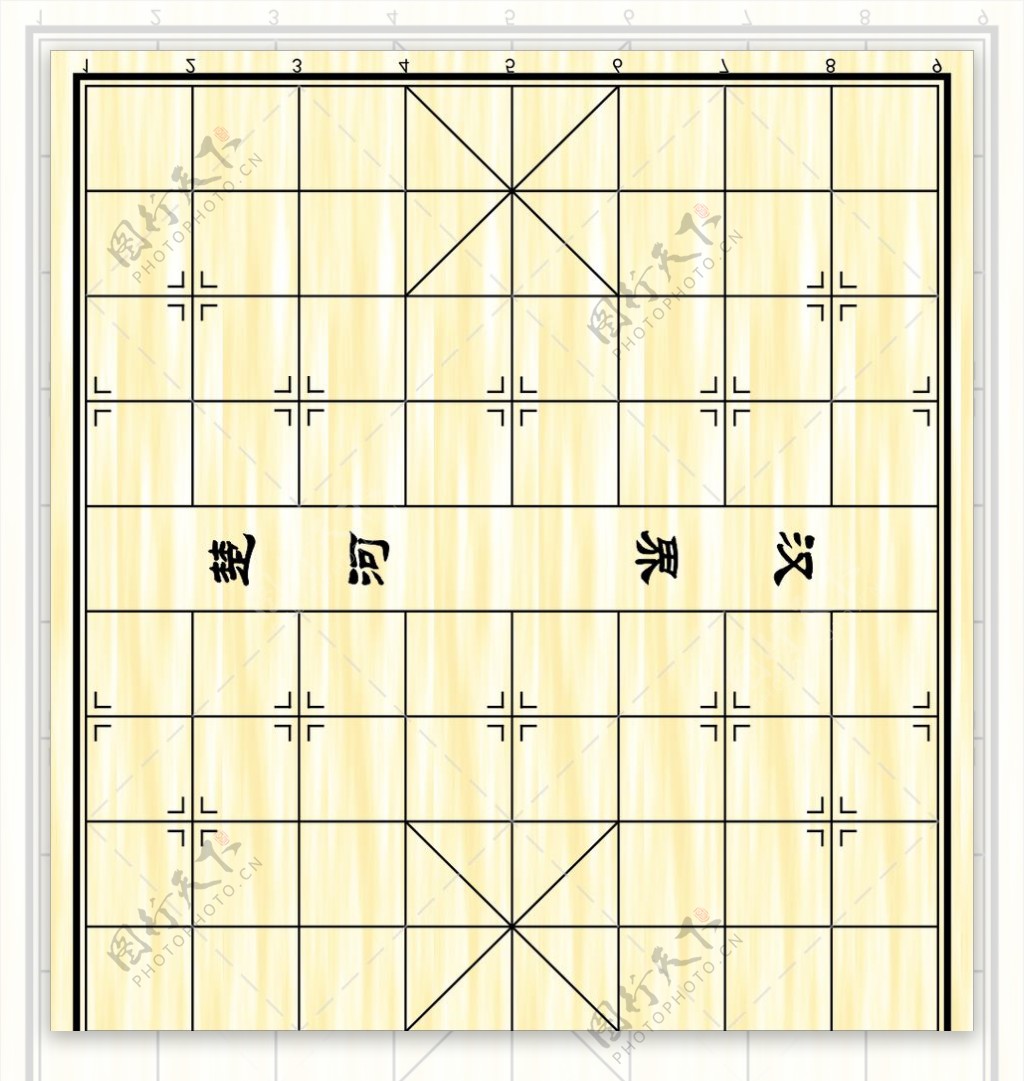 中国象棋棋盘专业比赛标准棋盘图片素材-编号37257629-图行天下