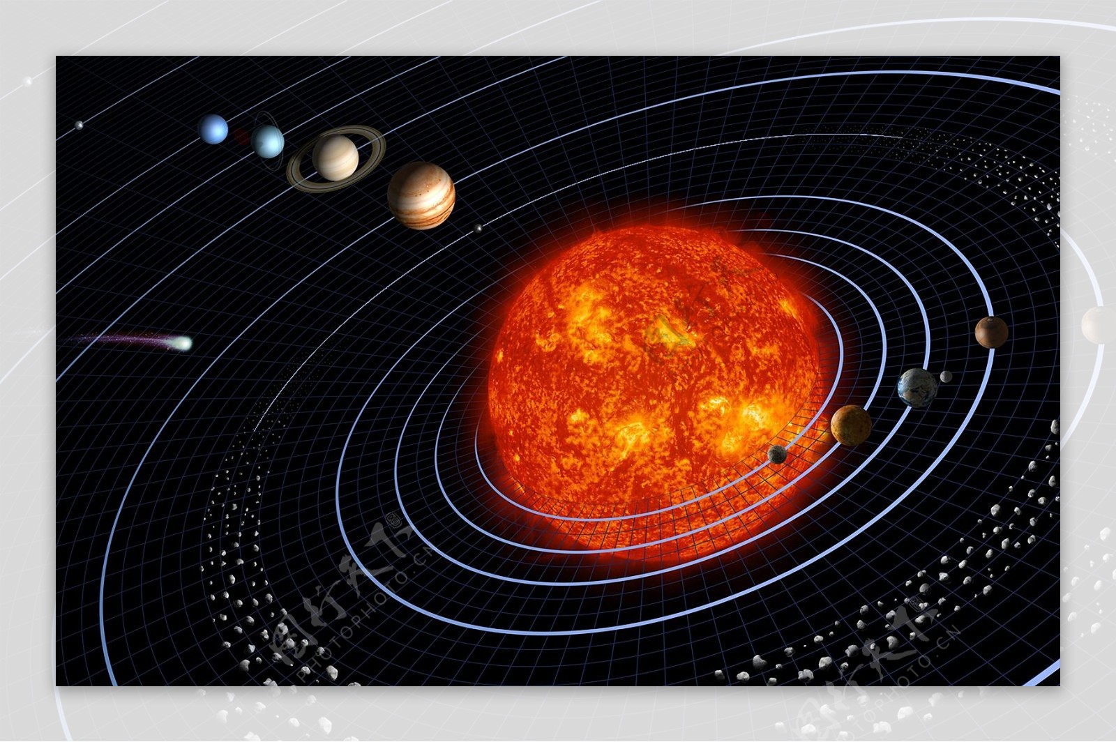 太阳系行星图片素材-编号38453859-图行天下