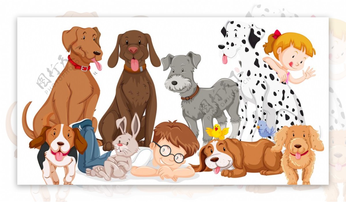 狗DOG动物卡通图片素材-编号39457149-图行天下