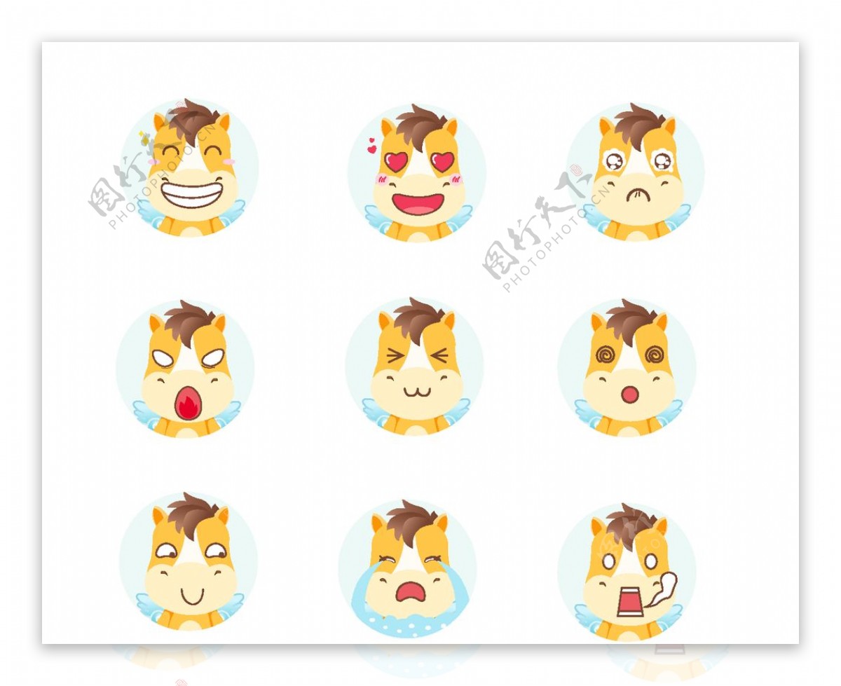 马表情包图片素材-编号39966239-图行天下